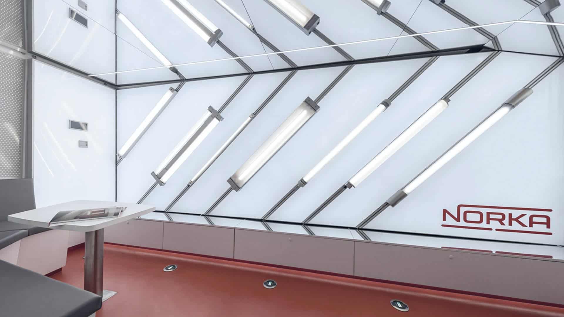 Norka B2B roadshow - mobile Lichttechnik Messe